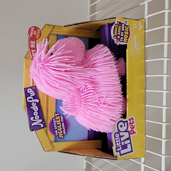 little live pets | Toys | Little Live Pets Noodle Pup Pink Super Soft ...